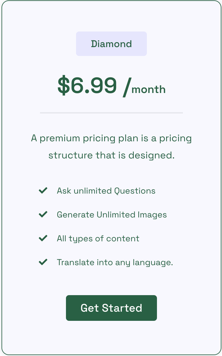 Diamond Plan – Unlimited Content, Images - healthchatnow